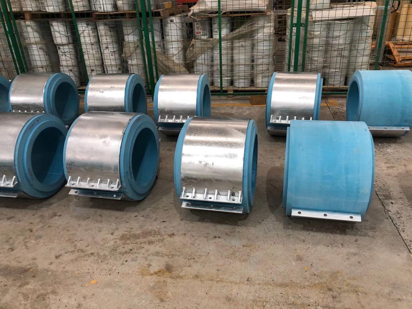 250K Pipeline Supports HD PIR Natural Gas Pipe Supports 100mm ...